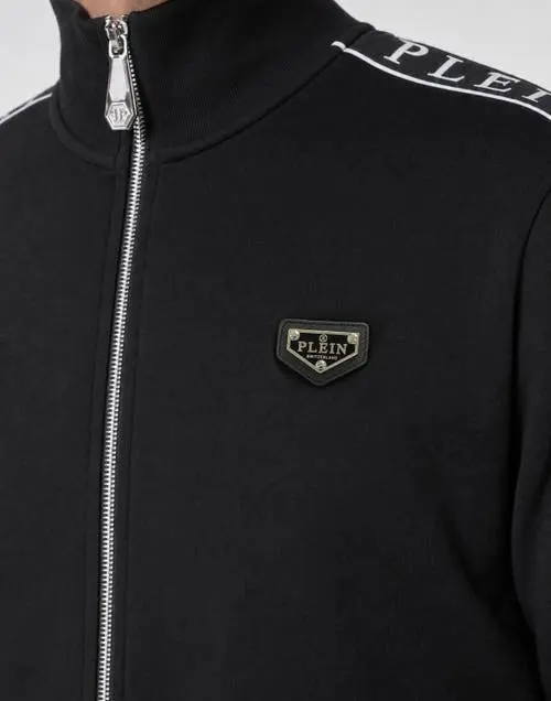 Philipp Plein Zip-up Track Jacket With Logo Taping