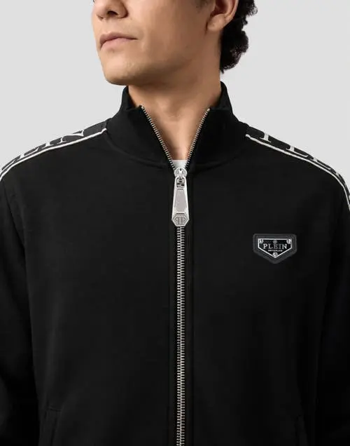 Philipp Plein Zip-up Track Jacket With Logo Taping