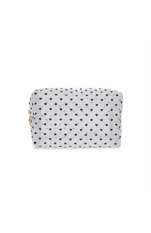 URBAN ESSENTIALS See Through You Cosmetic & Travel Organizer Pouch - White