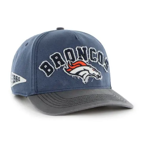 '47 Denver Broncos Calderwood Well Worn Hitch Adjustable Hat - Navy