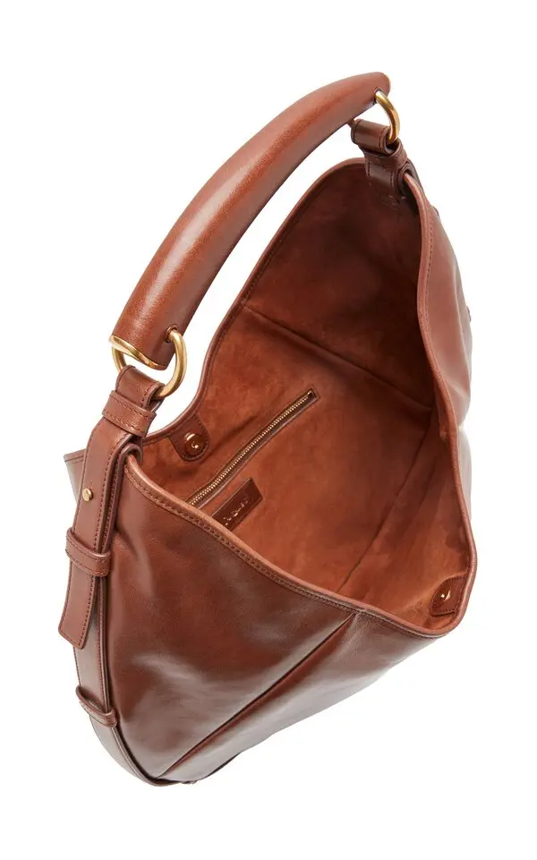 Saint Laurent Medium Mombasa Leather Hobo Bag