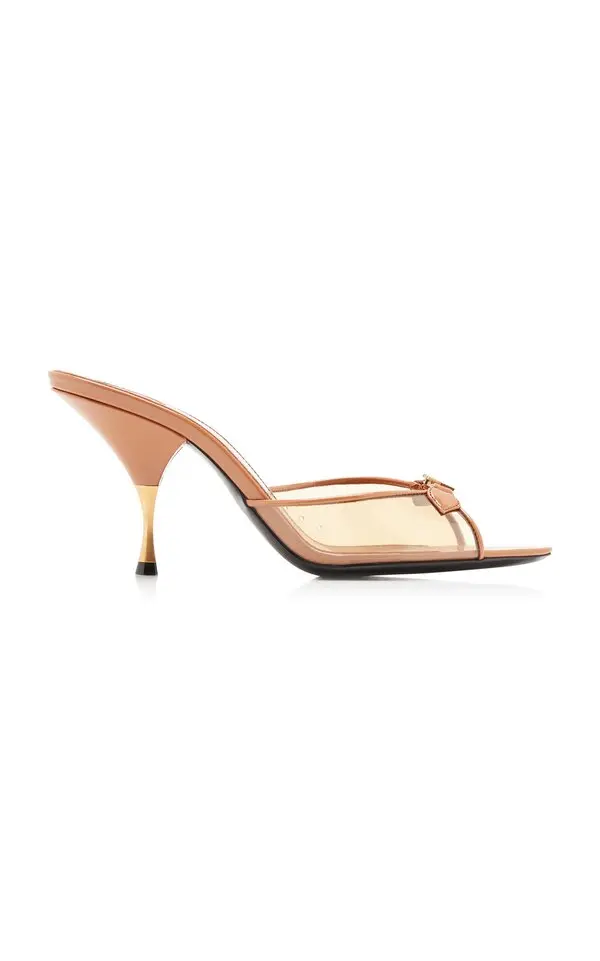 Saint Laurent Jerry Patent Leather Mules - Multi