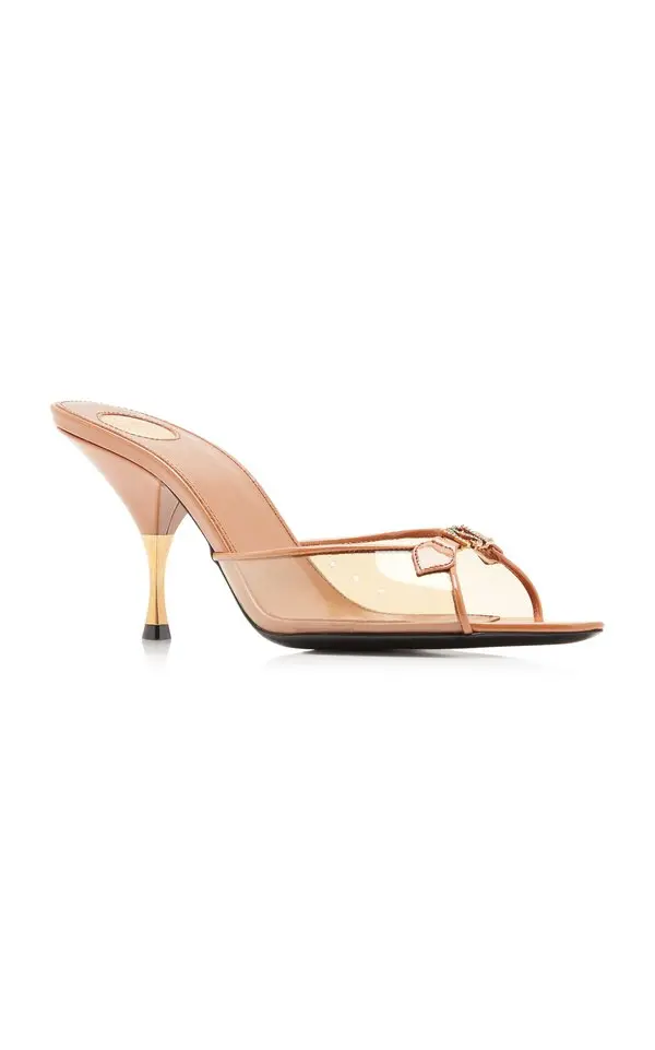 Saint Laurent Jerry Patent Leather Mules