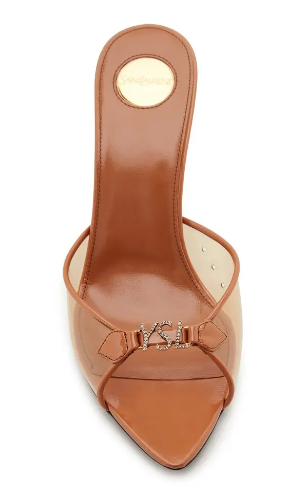 Saint Laurent Jerry Patent Leather Mules
