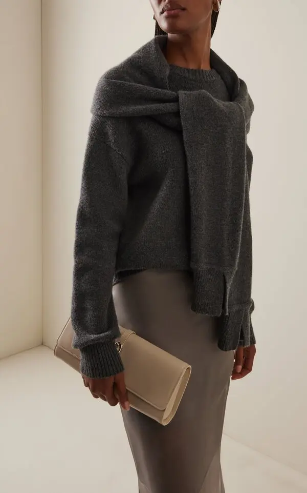TWP Shrug Cashmere Crewneck Sweater