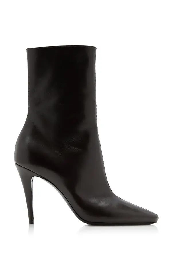 Saint Laurent Capucine Leather Boots