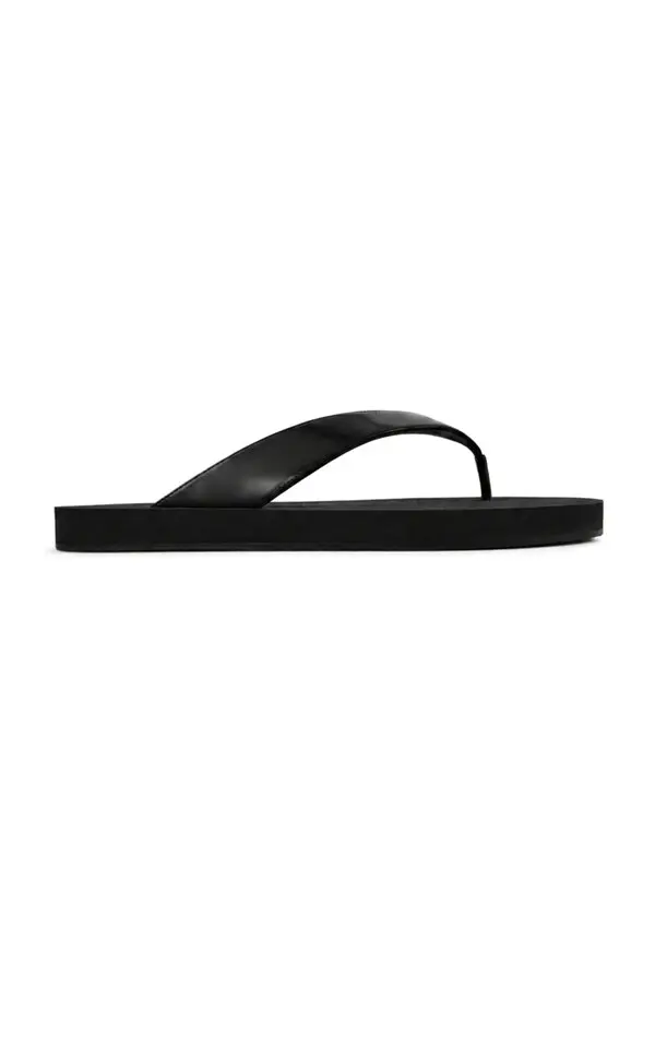 NEOUS Flege Leather Sandals - Black