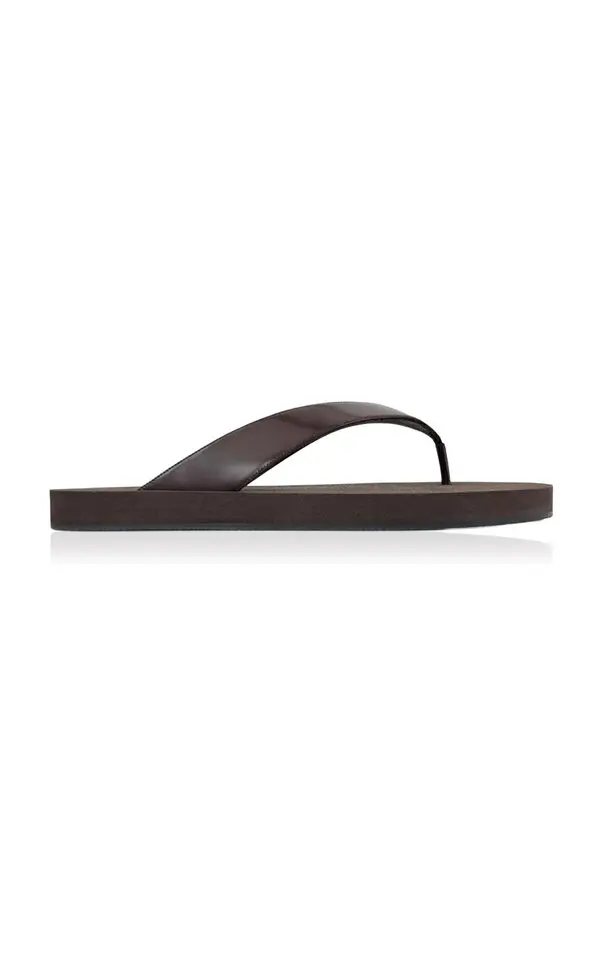 NEOUS Flege Leather Sandals - Brown