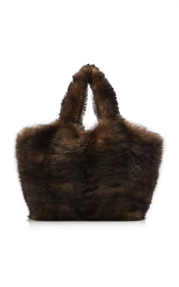 Saint Laurent Icare Maxi Shearling Shopping Tote