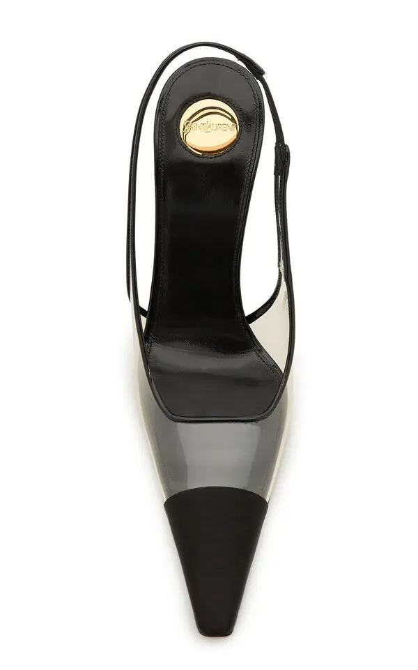 Saint Laurent Romy Tpu Slingback Pumps