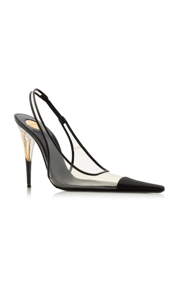 Saint Laurent Romy Tpu Slingback Pumps