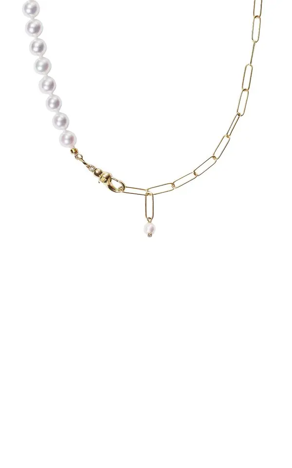 MILAMORE Classic Pearl Duo Chain - Gold