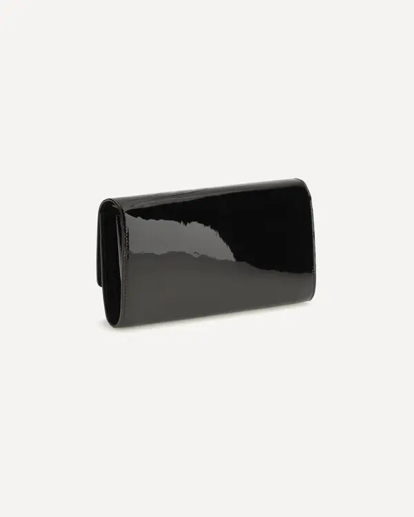 CHRISTIAN LOUBOUTIN Bettina Patent Leather Chain Wallet