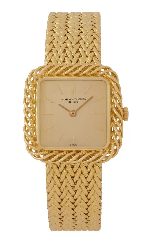 STEPHANIE WINDSOR Vacheron Constantin Vintage Diamond Oval Watch - Gold