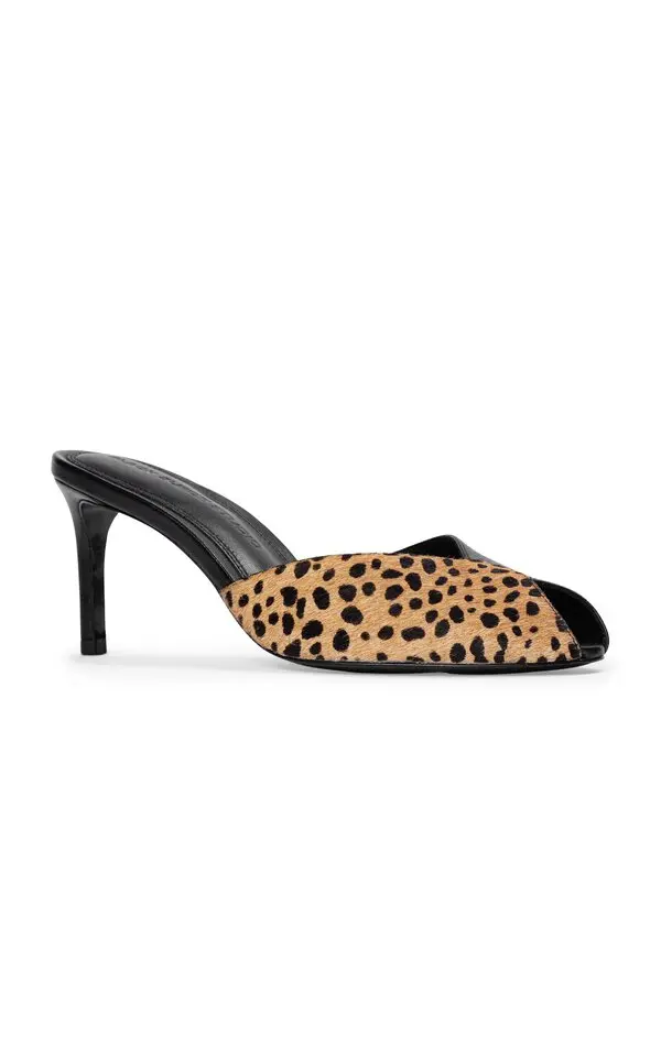 BLACK SUEDE STUDIO Noa Cheetah Pony Hair Mules - Animal