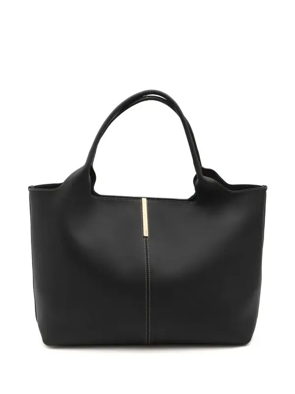 TOD'S Borsa Shopping In Pelle Medio-piccola - Black