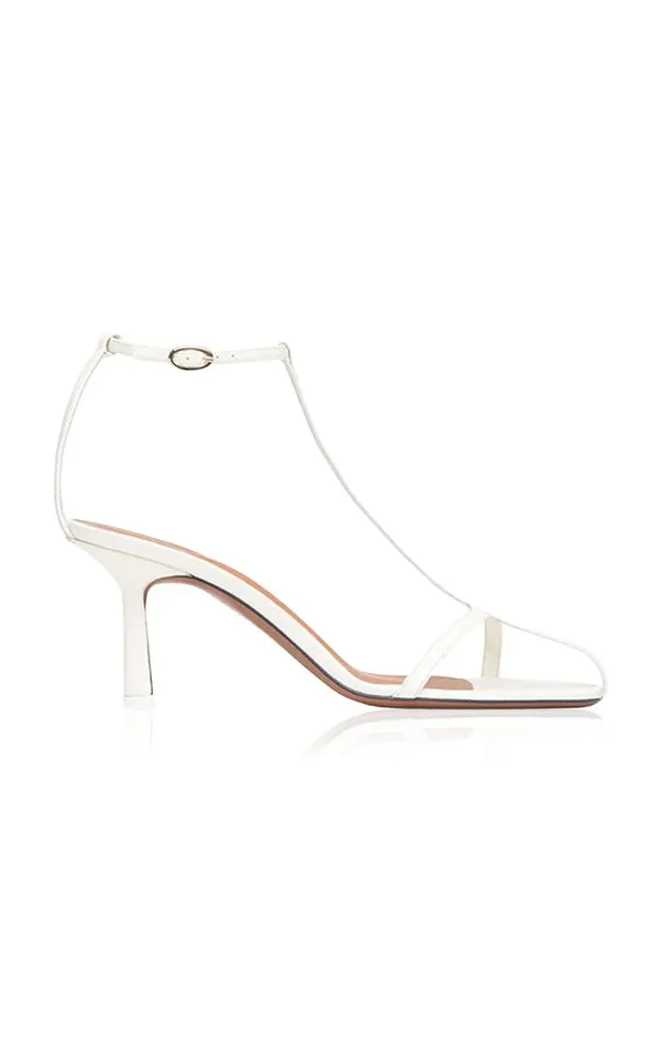 NEOUS Jumel Leather Sandals - Ivory