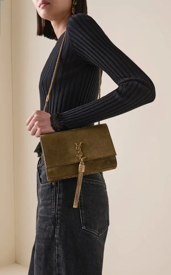 Saint Laurent Small Kate Tassel Suede Bag