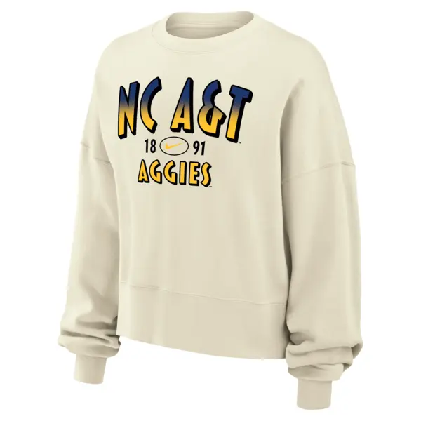 Nike College Phoenix Fleece Crewneck Sweatshirt - White