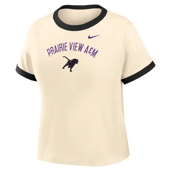 Nike College Cropped Ringer T-shirt - Brown