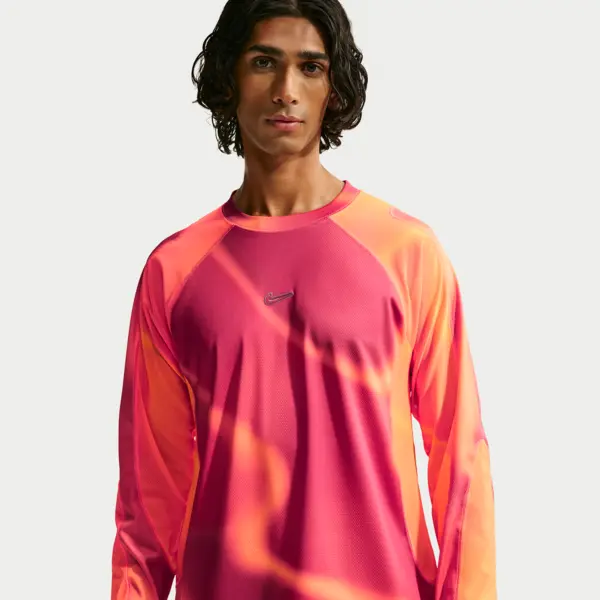 Nike Project F.r.o.g. Dri-fit Long-sleeve Gleam Top - Red