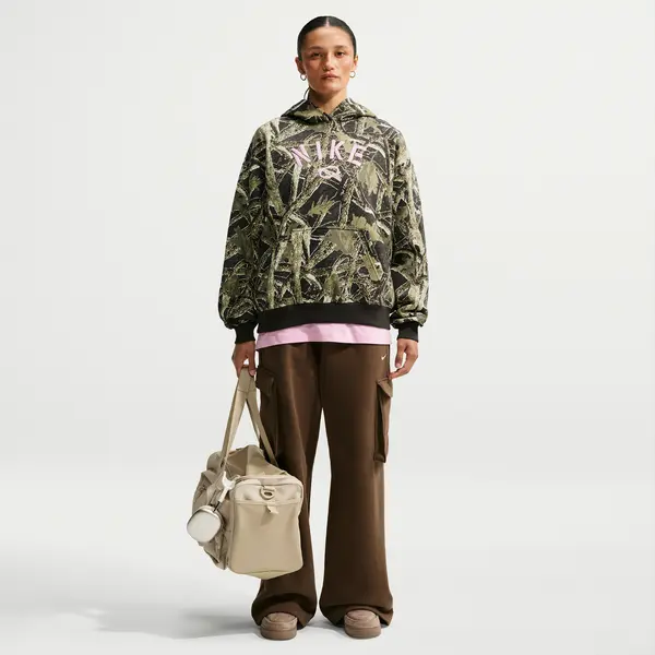 Nike Studio Fleece Medium Weight Oversized Pullover Hoodie
