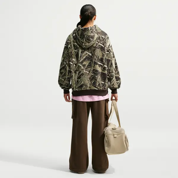 Nike Studio Fleece Medium Weight Oversized Pullover Hoodie
