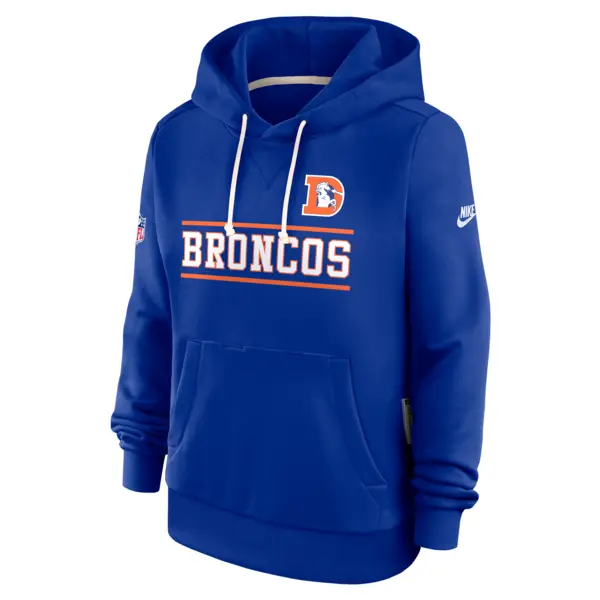 Nike Denver Broncos Sideline Standard Issue Alt Pullover Hoodie - Blue