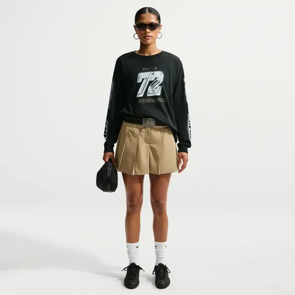 Nike Pleated Taffeta Miniskirt