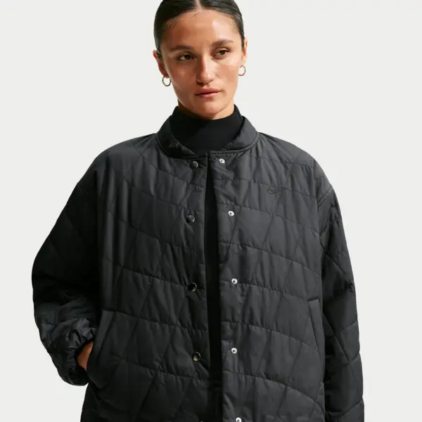 Nike Sportswear Therma-fit Quilted Barn Jacket - Black