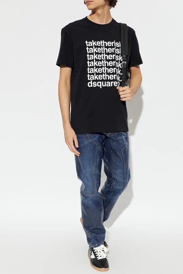 Dsquared2 Cotton T-shirt With Print