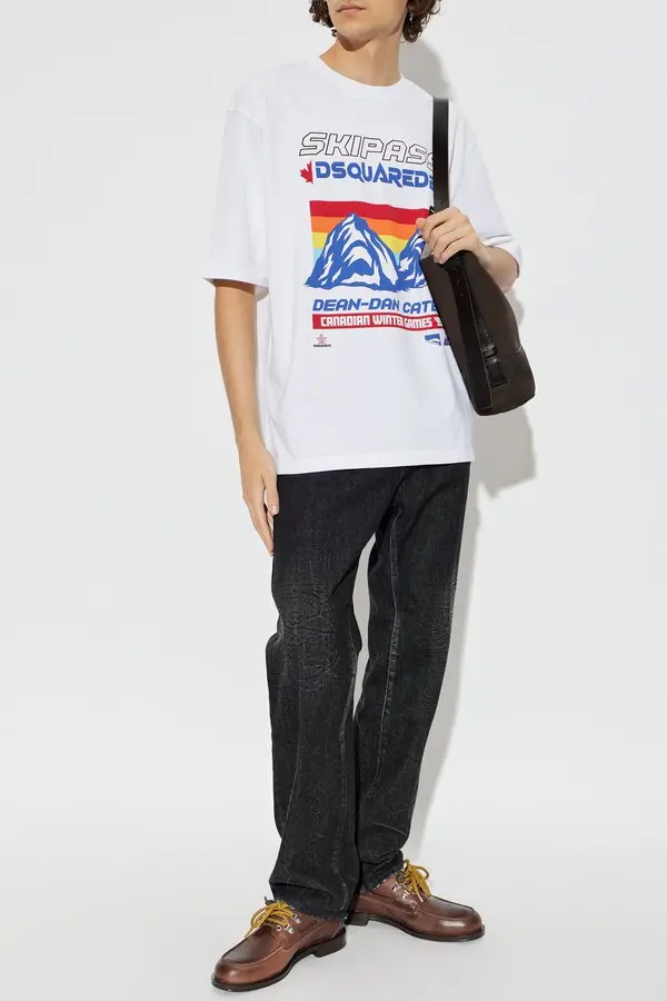 Dsquared2 Cotton T-shirt With Print