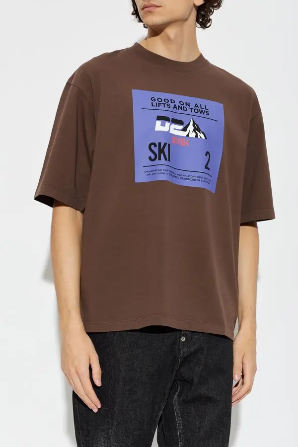 Dsquared2 Cotton T-shirt With Print