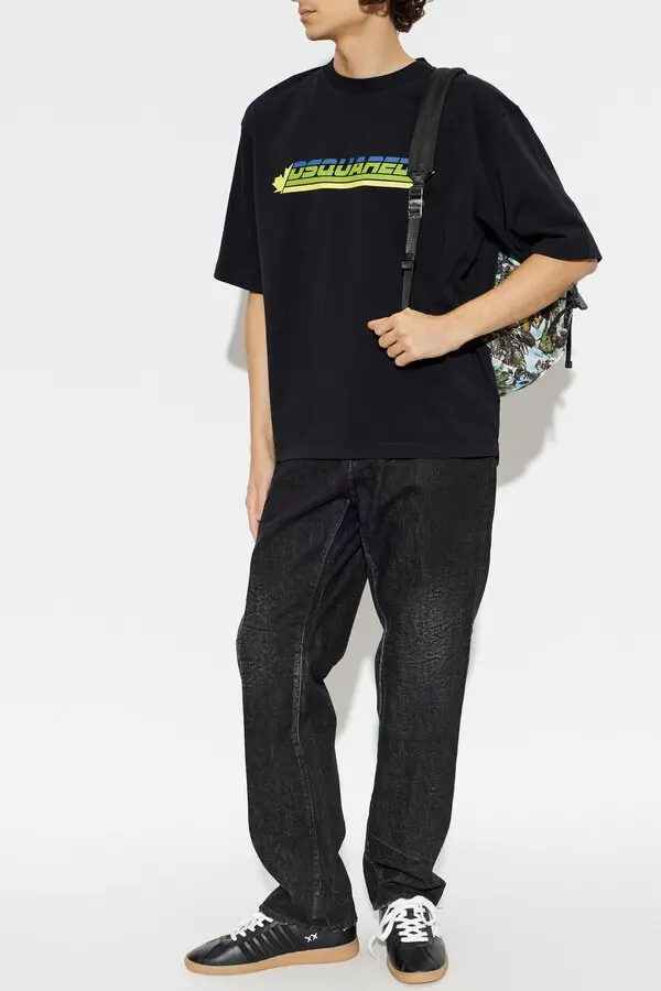 Dsquared2 Cotton T-shirt With Printed Logo