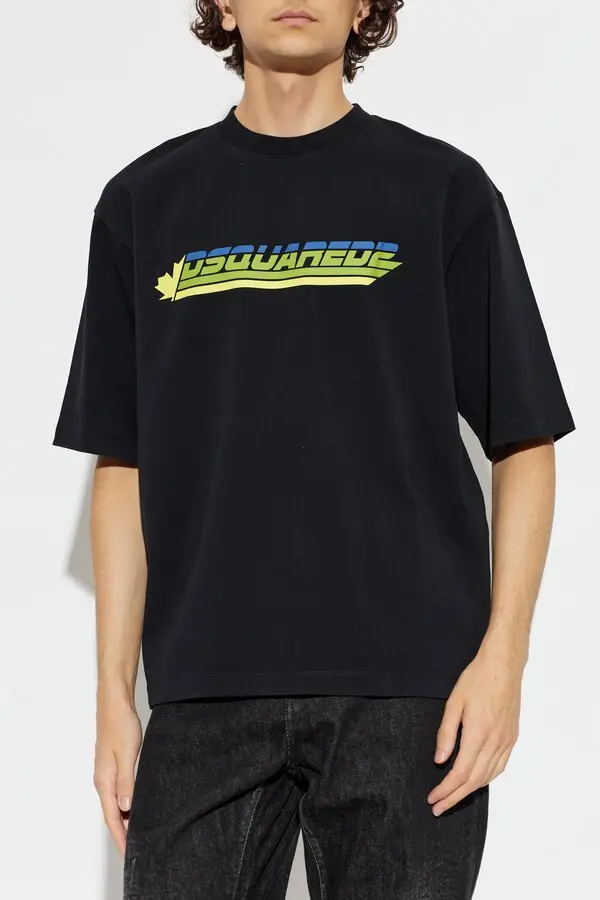 Dsquared2 Cotton T-shirt With Printed Logo