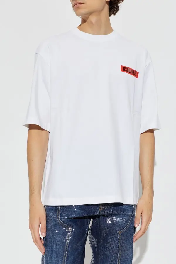 Dsquared2 Cotton T-shirt With Printed Logo