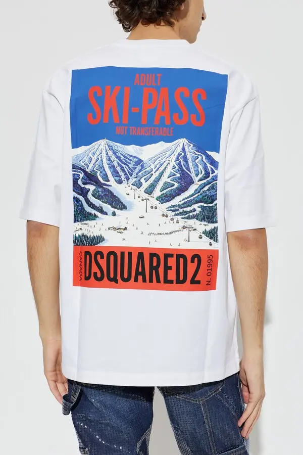 Dsquared2 Cotton T-shirt With Printed Logo