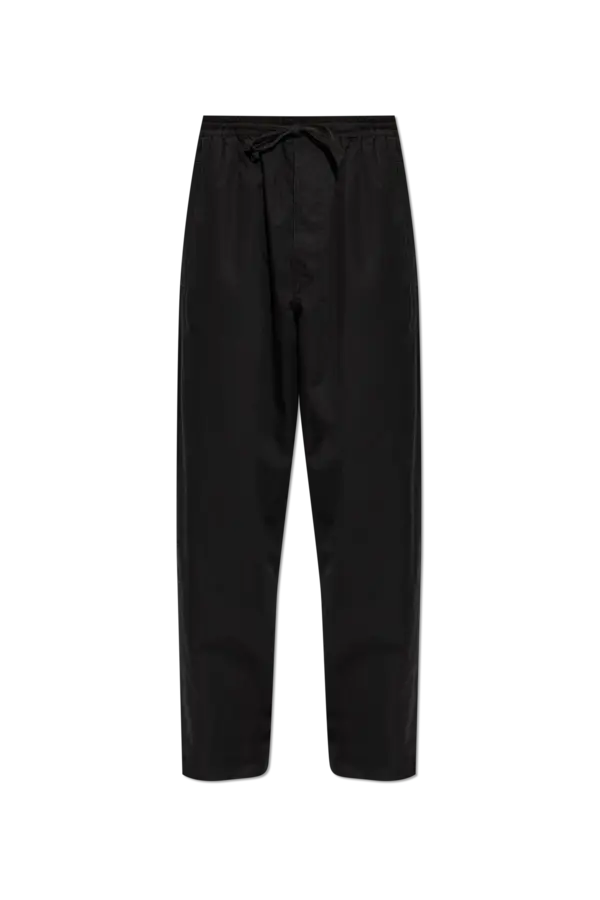 LEMAIRE Loose-fit Cotton Pants - Black