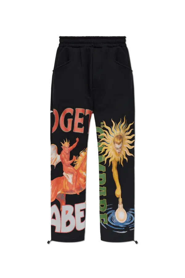 PDF Sweatpants With Colorful Print