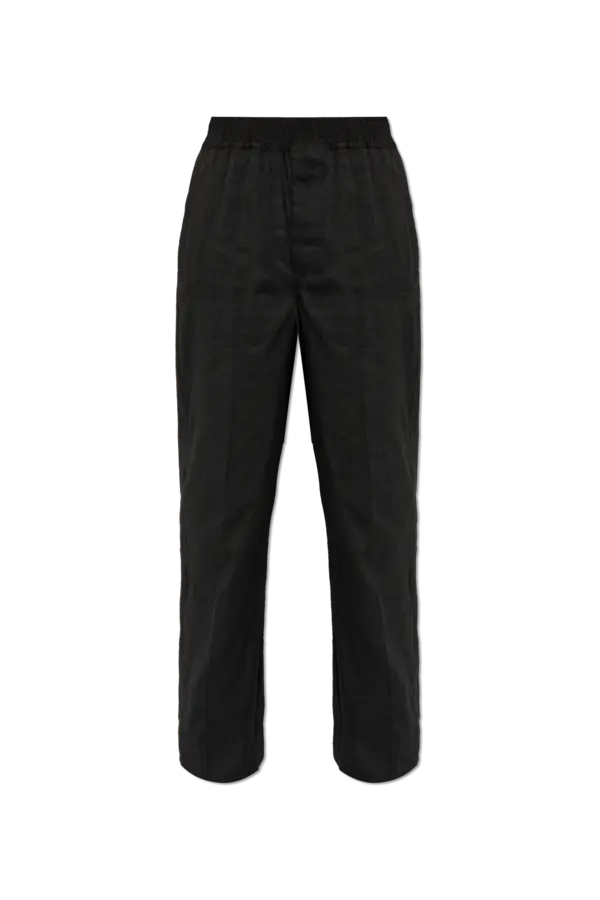 Jacquemus Linen Pants ‘miami - Black