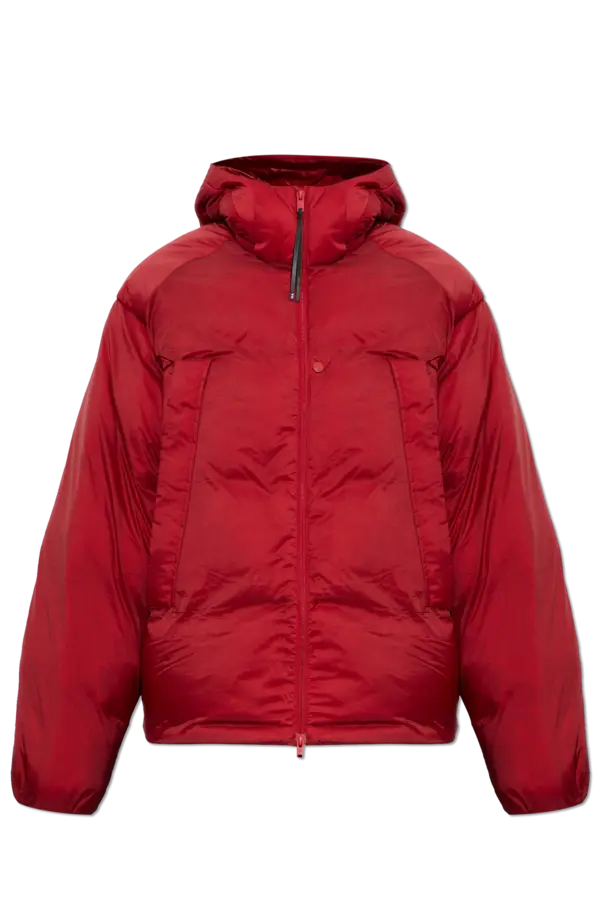 Y3 Down Jacket With Hood - Red