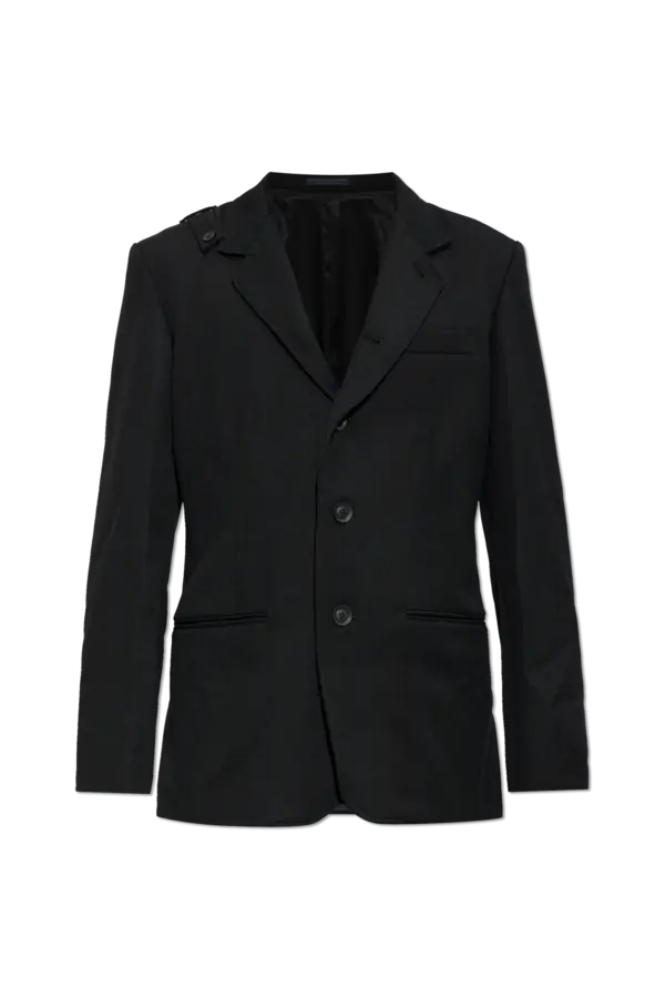 Yohji Yamamoto Wool Blazer With Single Vent