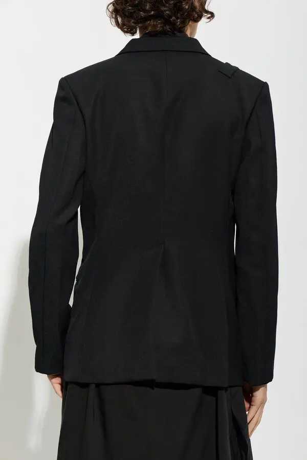 Yohji Yamamoto Wool Blazer With Single Vent