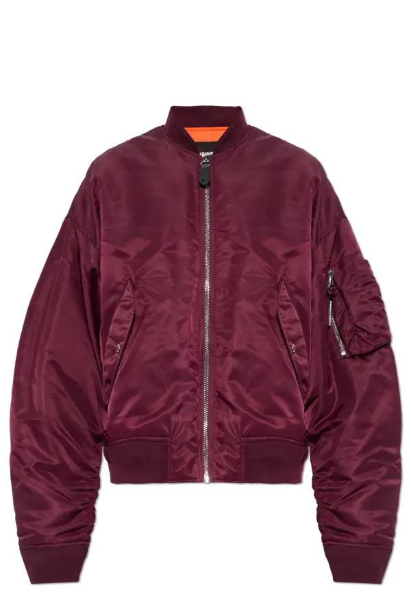 Dsquared2 Insulated ‘bomber’ Jacket - Burgundy
