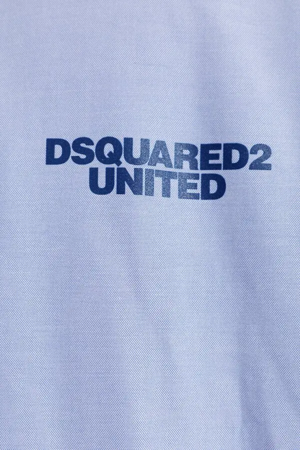 Dsquared2 Cotton Polo Shirt With Printed Logo