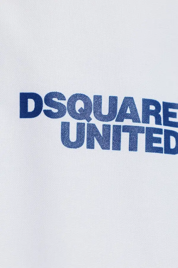 Dsquared2 Cotton Polo Shirt With Printed Logo