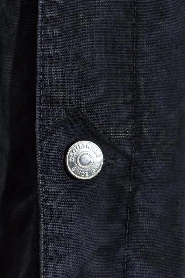 Dsquared2 Denim Jacket With Hood