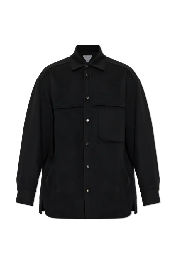 Bottega Veneta Wool Shirt - Black