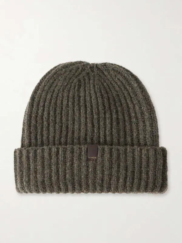 SLOWEAR Wool-blend Bouclé Beanie