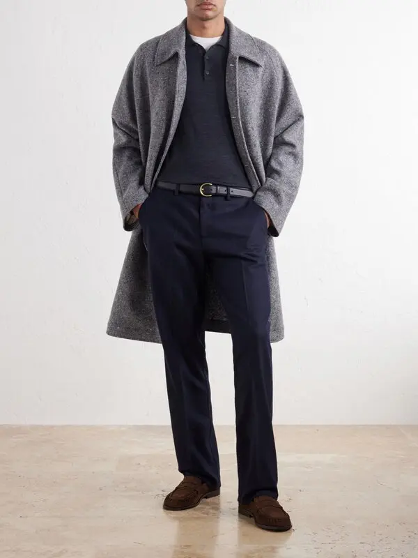 Sunspel Straight-leg Wool Trousers